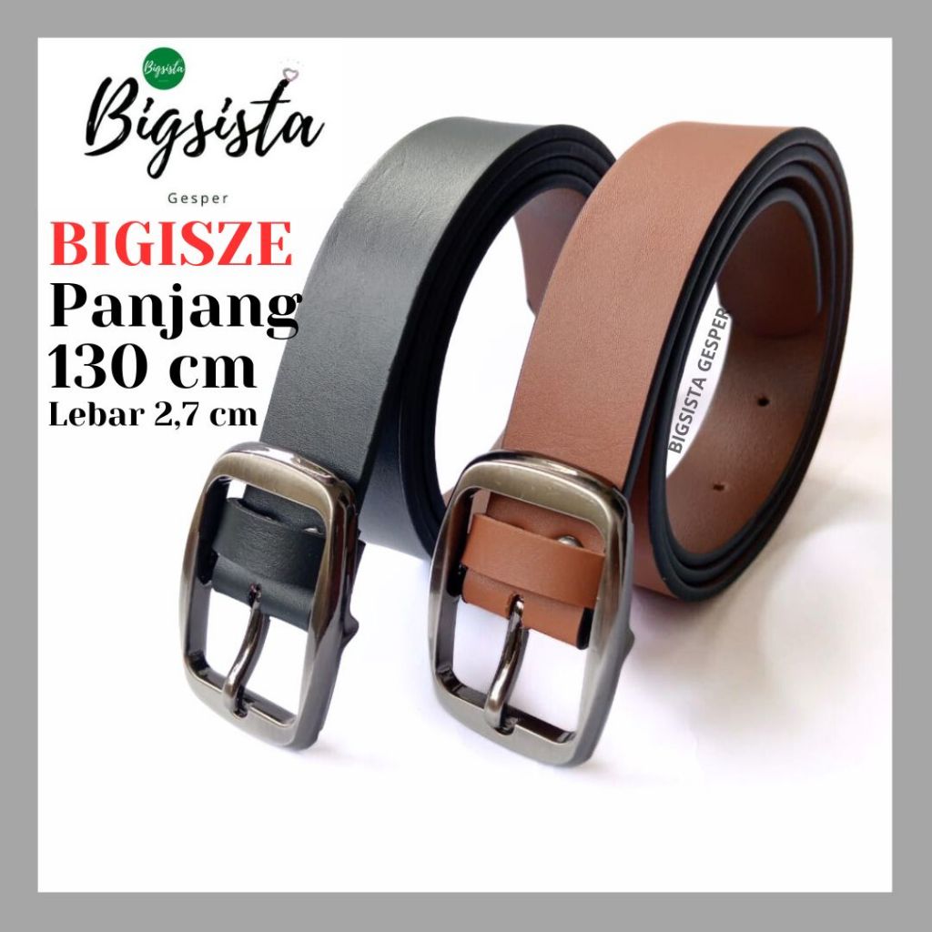Jual Ikat Pinggang Unisex Kepala Kotak Model Tusuk Jarum Gesper Pria ...