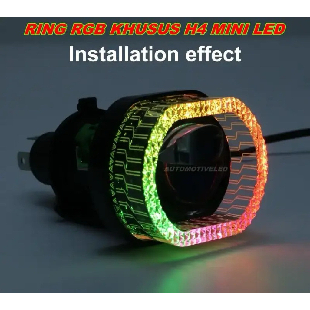 Jual ORIGINAL RING AKRILIK KHUSUS H4 MINI LED APP PREMIUM SHROUD ...