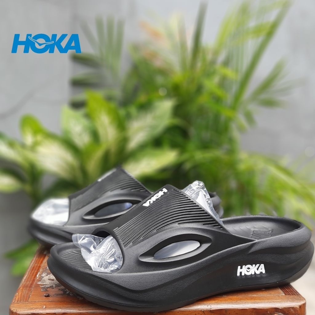 Jual Sendal slide pria karet HOKA | Shopee Indonesia