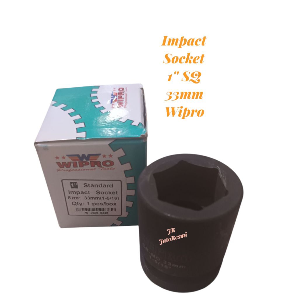 Jual Impact Socket 1" SQ 33mm Wipro Kunci Socket 1" Dr 33mm 6PT Kunci ...