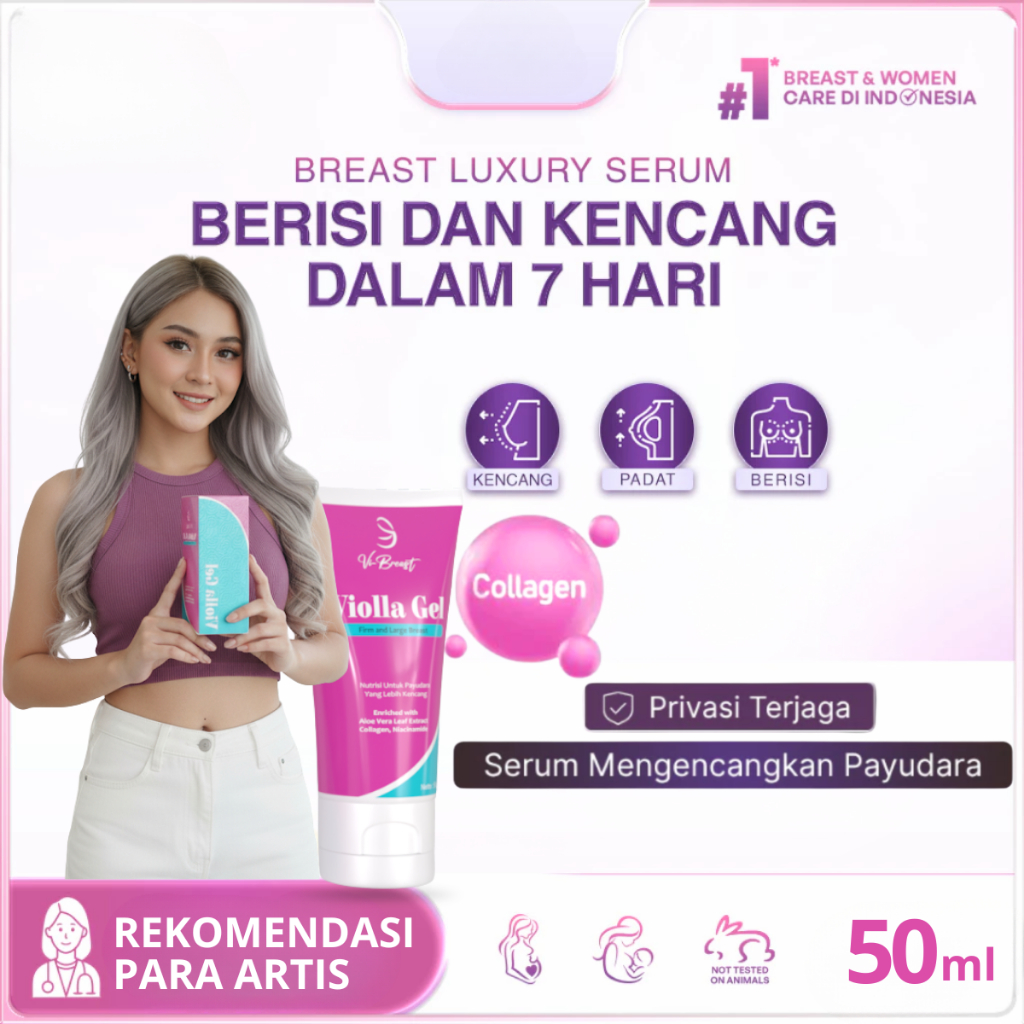 Jual Violla Gel Collagen Breast Serum Pembesar & Pengencang Payudara ...