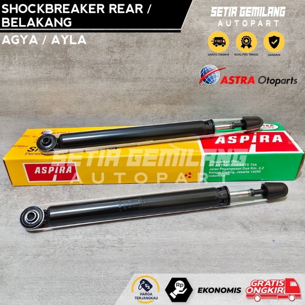 Jual SHOCKBREAKER SHOCK BELAKANG AGYA AYLA MEREK ASPIRA ASLI ASTRA ...