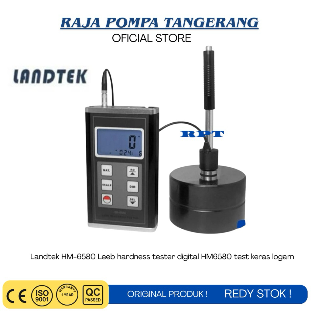Jual Landtek HM-6580 Leeb hardness tester digital HM6580 test keras ...