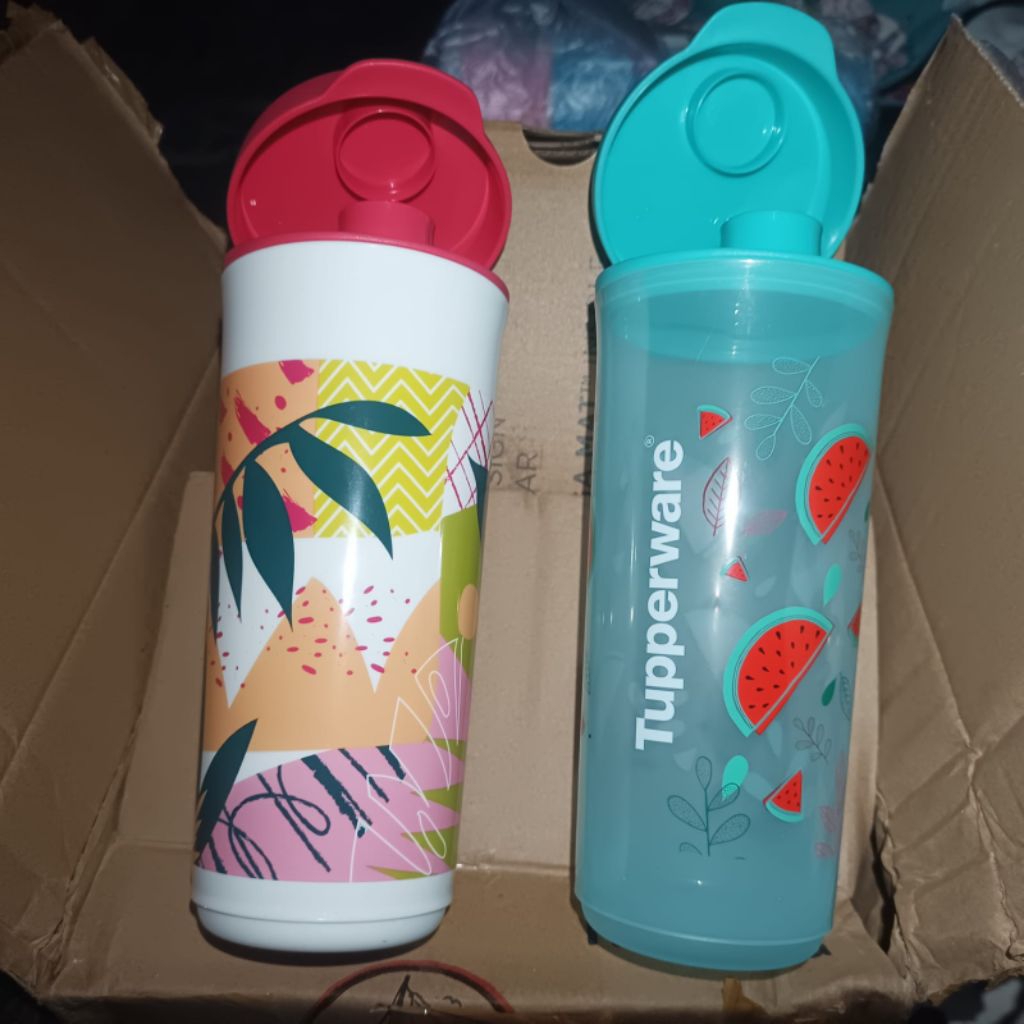 Jual giant tumbler flip 470ml new tupperware | Shopee Indonesia