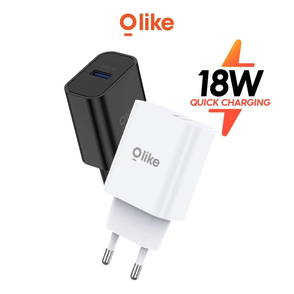 Jual Olike 18W Fast Charger USB Smart Protection | Shopee Indonesia