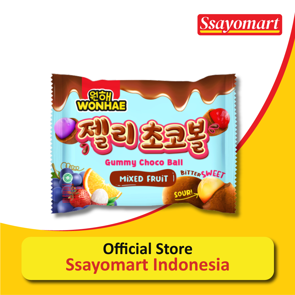 Jual Wonhae Gummy Choco Truffle Mixed Fruit 35gr | Shopee Indonesia