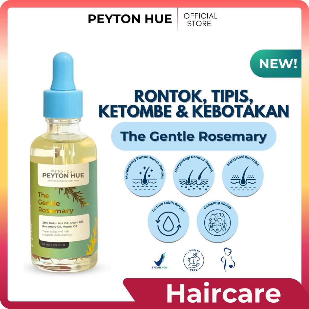 Jual PEYTON HUE - The Gentle Rosemary Oil - Minyak Serum Untuk rambut ...