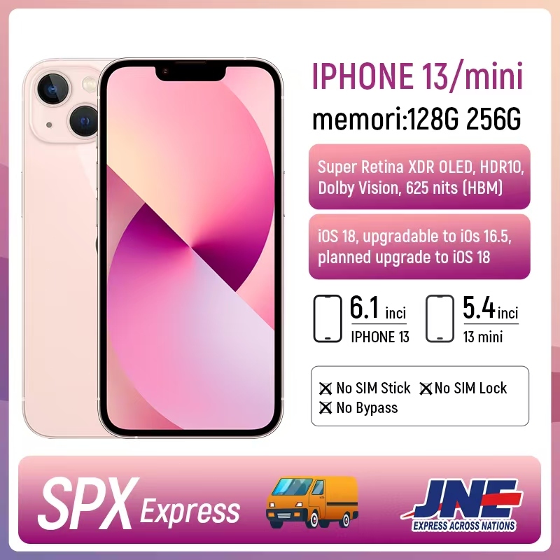 Jual iPHONE 13 128GB /256GB Second BEKAS ORIGINAL 100% Seken Apple | MULUS i iPhone 13Mini ...