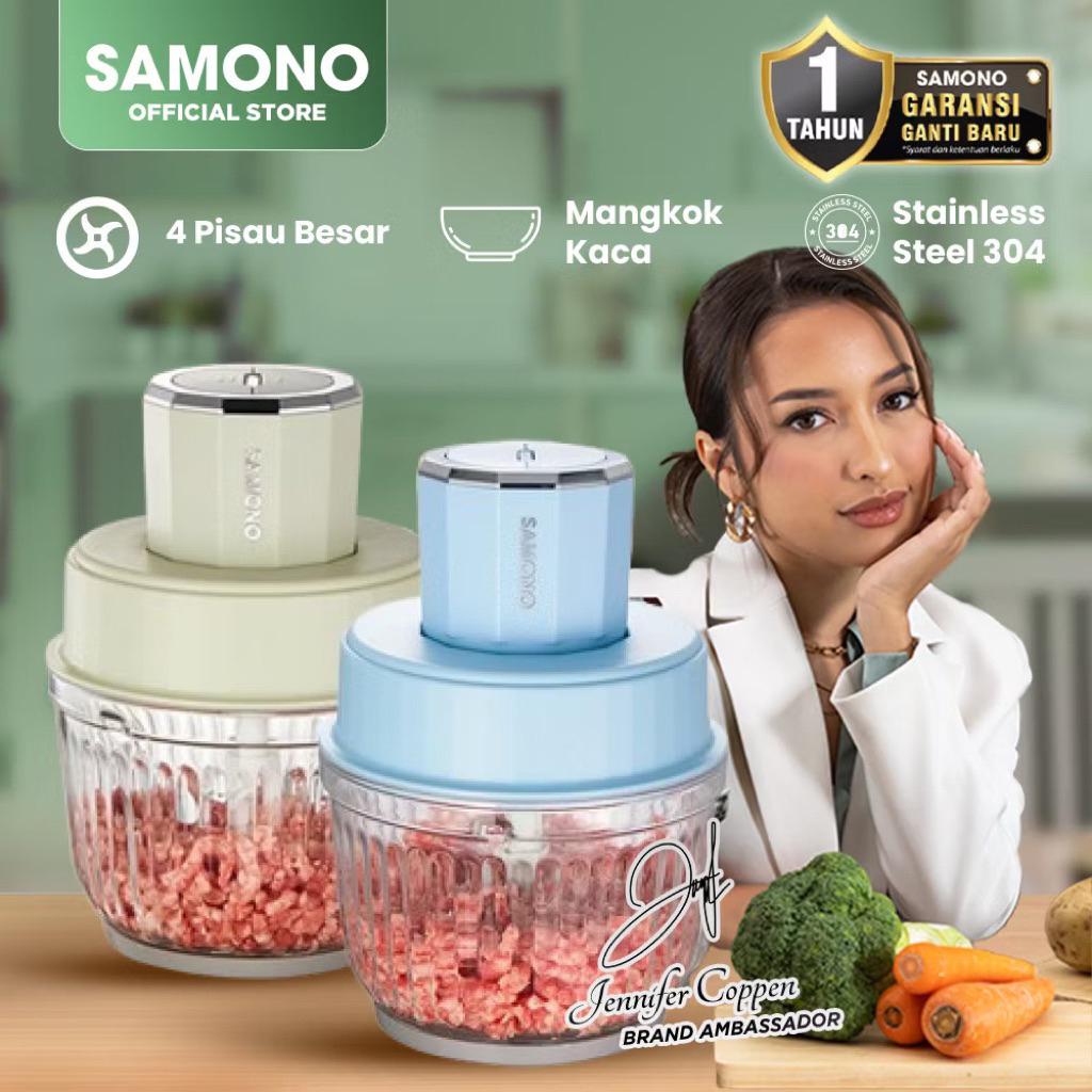 Jual Food Chopper Samono 2.5 Liter Multifungsi SW-CG350 Food Processor ...