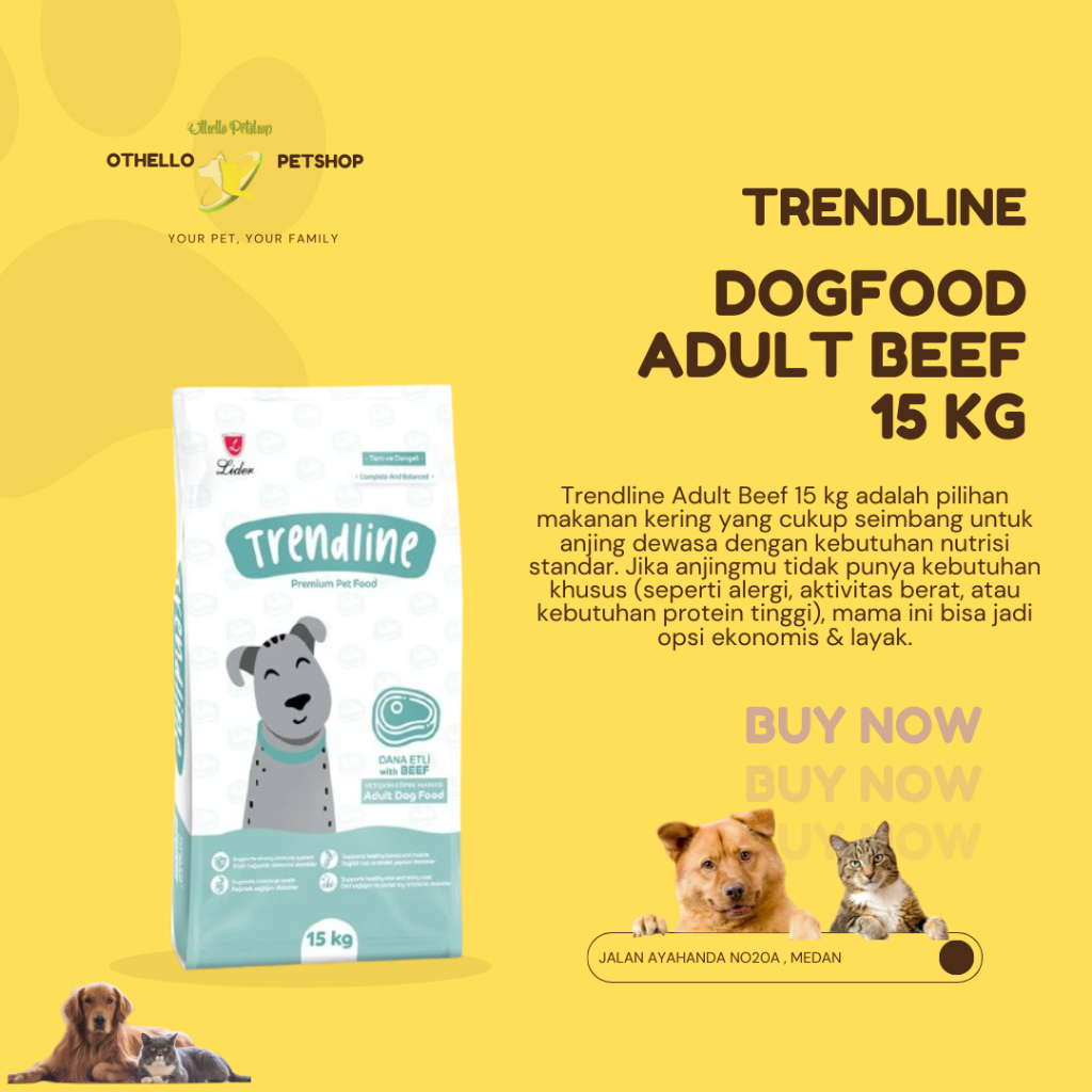 Jual Trendline Dog Food 15 kg (Made In Turkey) | Shopee Indonesia