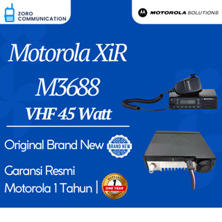 Jual Motorola XiR M3688 VHF 45 Watt 45W – Radio Rig Motorola Original Garansi Resmi 1 Tahun M ...