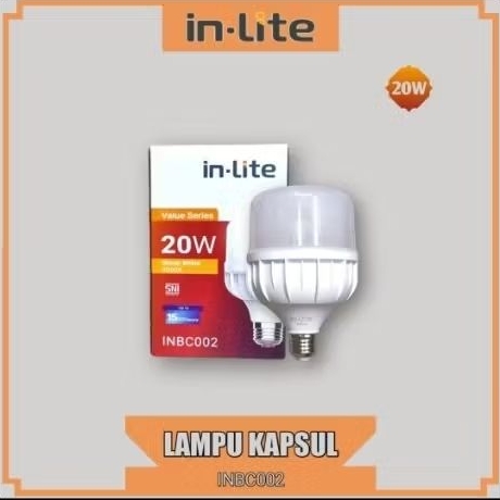 Jual InLite Kapsul 20w | InLite INBC002 20w Putih | Lampu Kapsul 20w ...