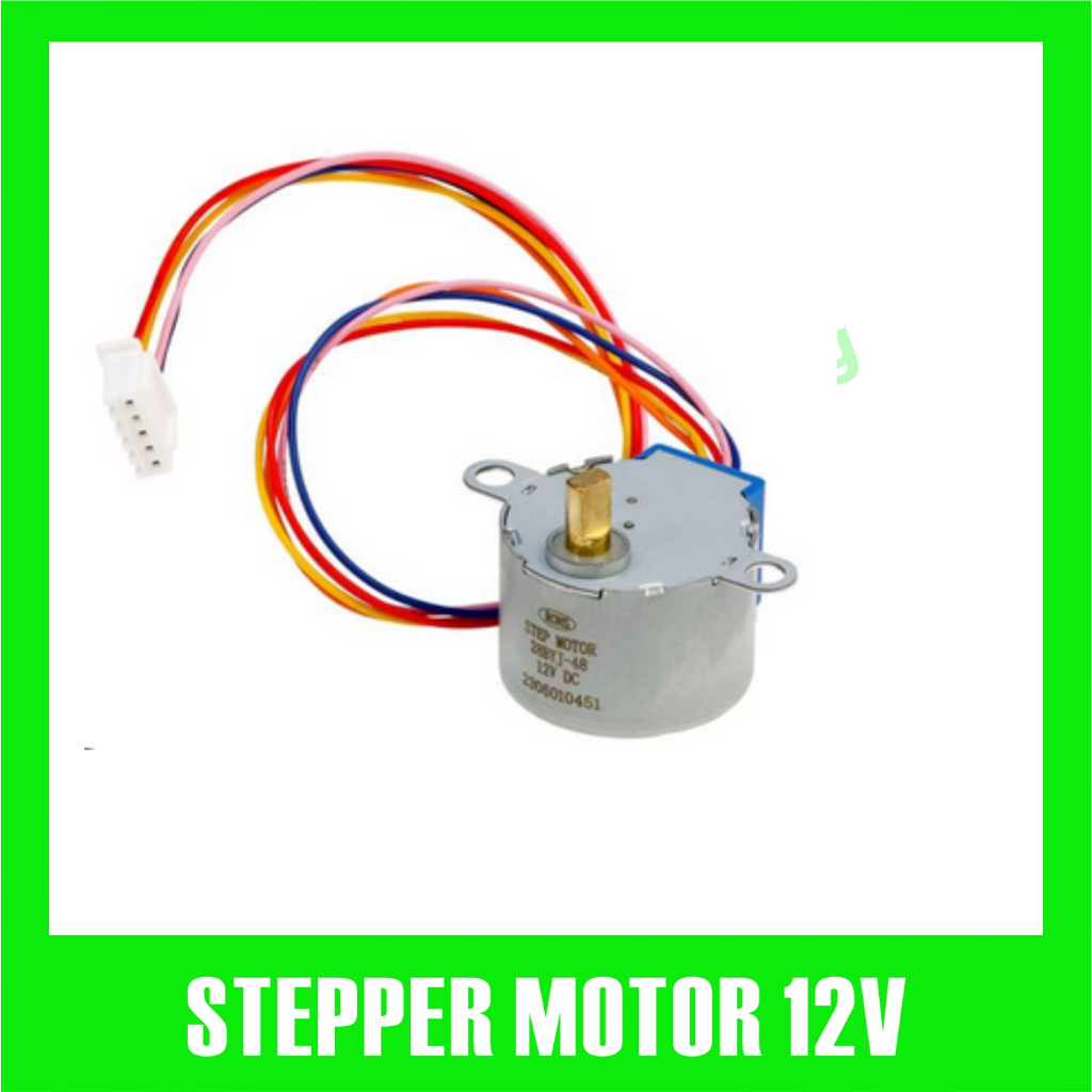Jual 12V Stepper 28BYJ-48 Motor DC 12 Volt 5 Wire 4 Phase Steper 28BYJ ...