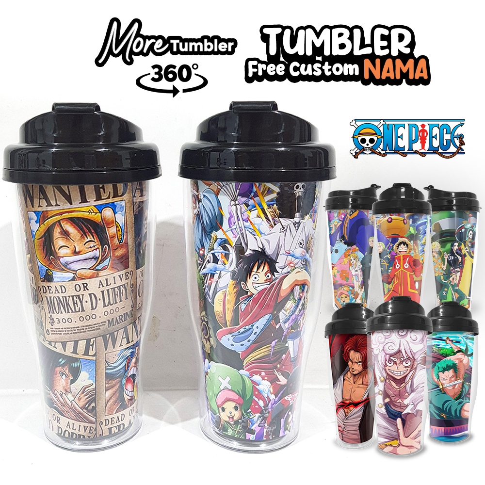 Jual Tumbler ONE PIECE / MONKEY D LUFFY / GEAR 5 NIKA / Merchandise ...