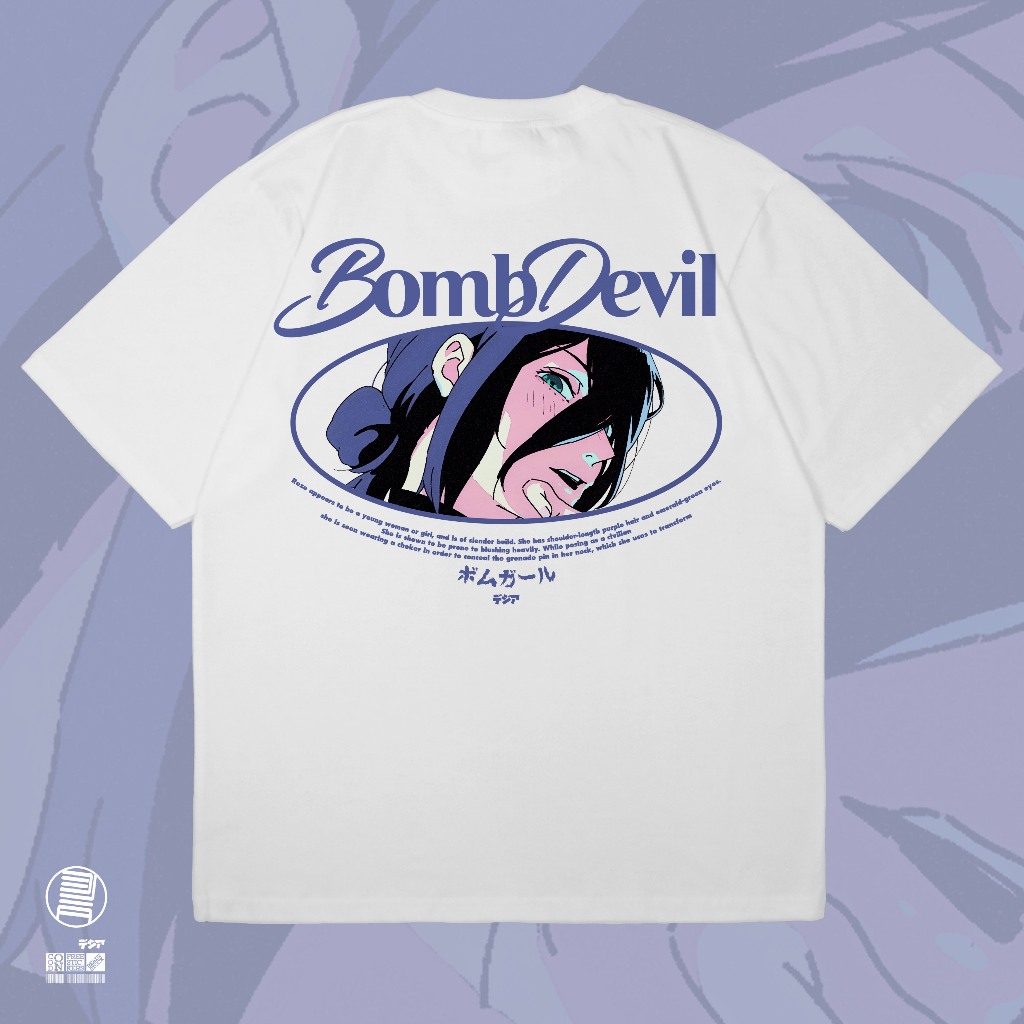 Jual Kaos Reze Bomb Devil Bomb Girl Chainsaw Man CSM Manga Anime T ...