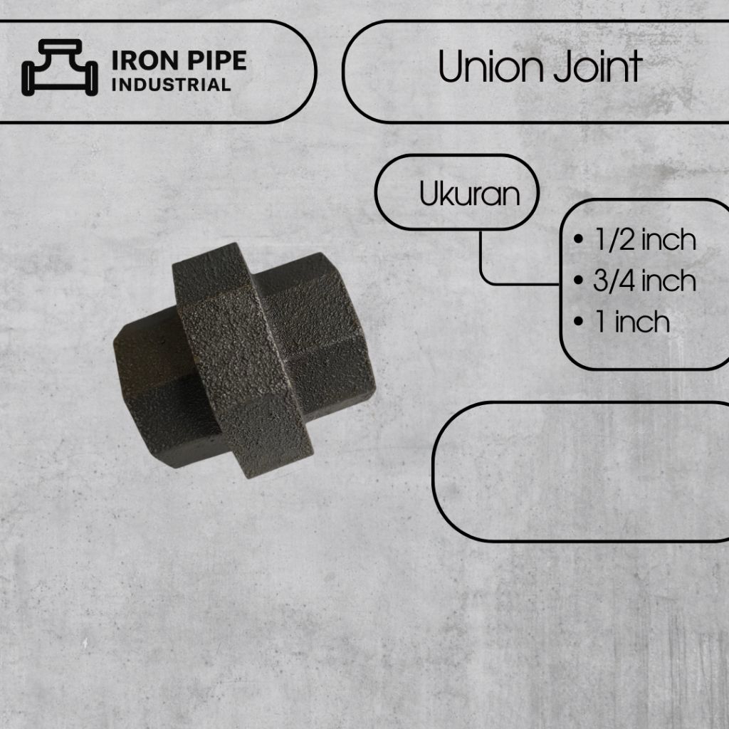 Jual Union Joint Pipa Besi Industrial | Shopee Indonesia
