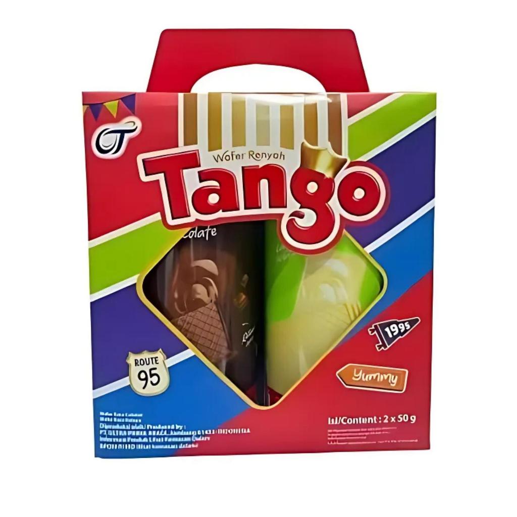 Jual Snack Tango Wafer Renyah Rasa Cokelat Vanilla Mix Rasa Kemasan ...