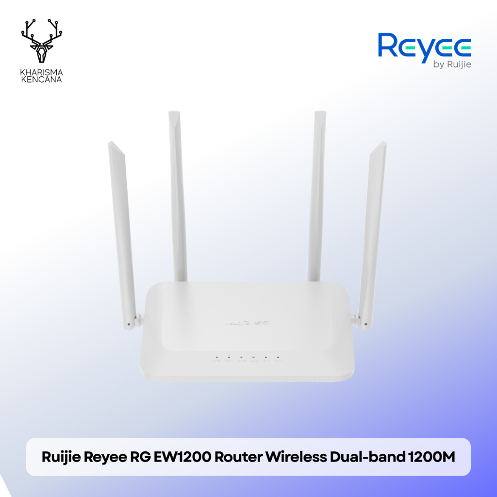Jual Ruijie Reyee RG EW1200 WiFi Router AC1200 Dual Band 4 Antena ...