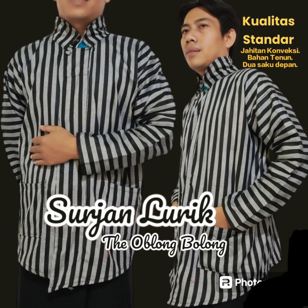Jual SURJAN GARIS HITAM PUTIH I SURJAN JAWA | Shopee Indonesia