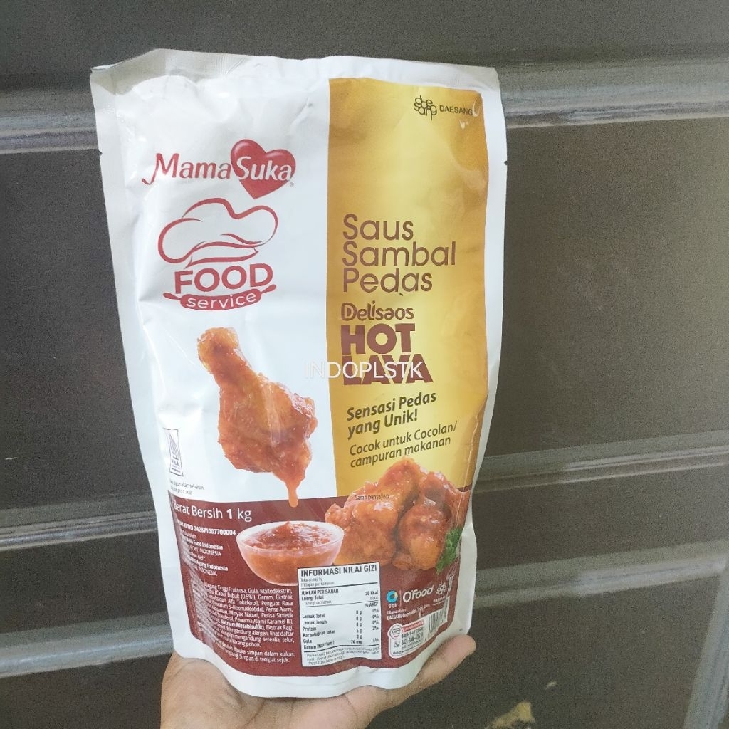 Jual saos hot lava delisaos mamasuka 1kg | Shopee Indonesia