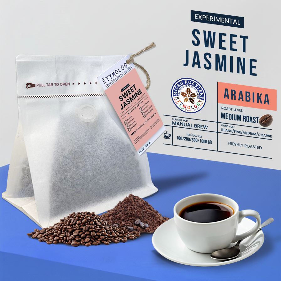Jual ETYMOLOGY - Kopi Arabika Sweet Jasmine 100 gr - 1 kg Roasted Beans ...