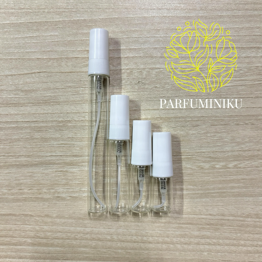 Jual ParfuMiniku - Botol Parfum Kaca Pen Spray Tutup PUTIH Refillable ...