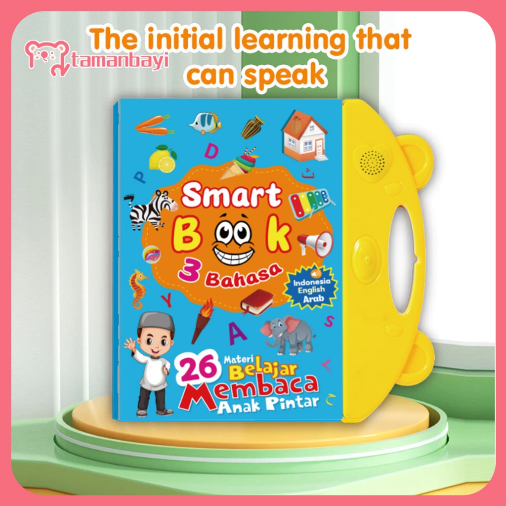 Jual Smart Book Bersuara Indonesia Inggris Mainan Anak Edukasi 4in1 ...