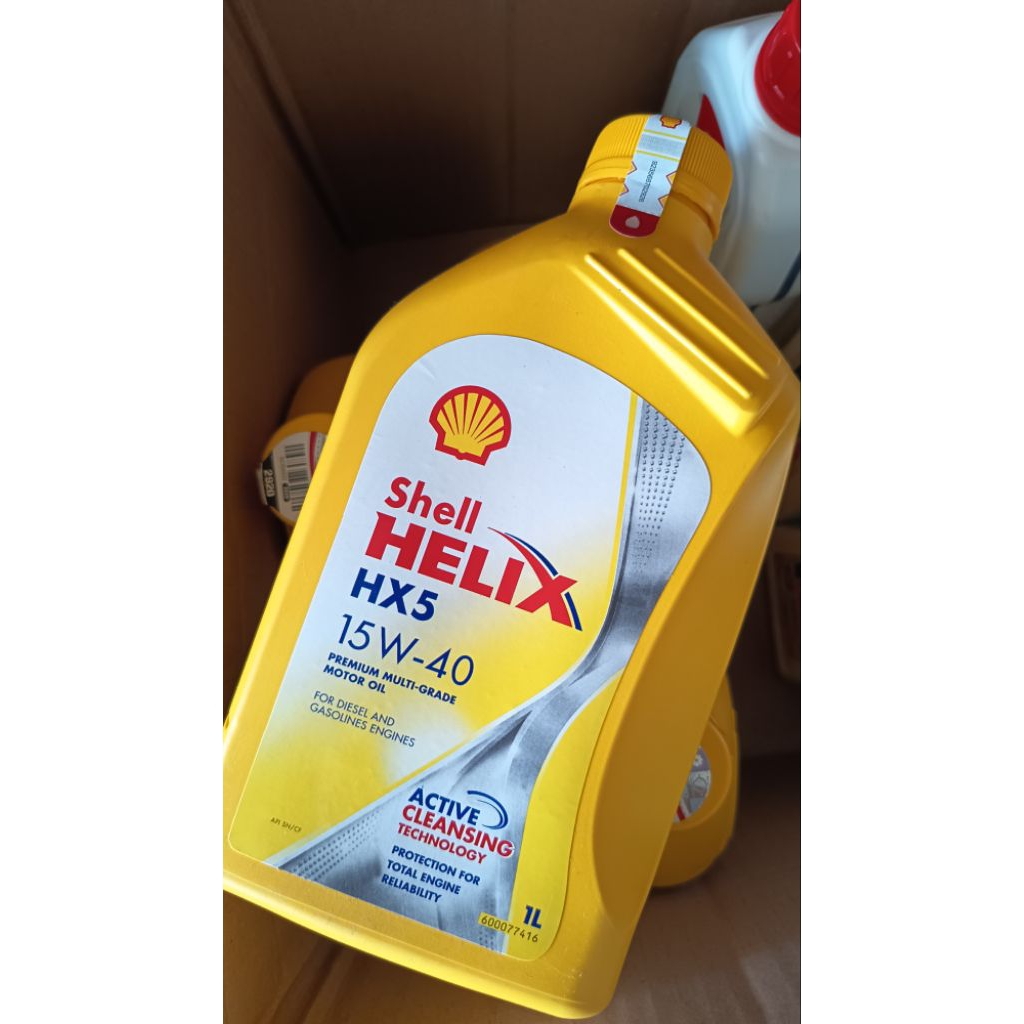 Jual Shell Helix HX5 15W-40 1liter - premium multi grade | Shopee Indonesia