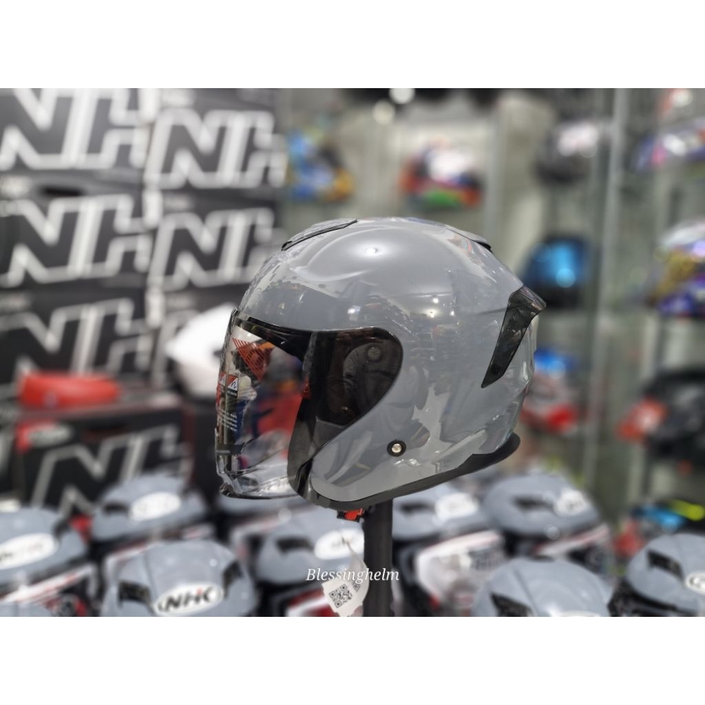 Jual KYT KYOTO RANGER 2.0 SOLID VISOR LIGHSMOKE HELM OPEN FACE | Shopee ...
