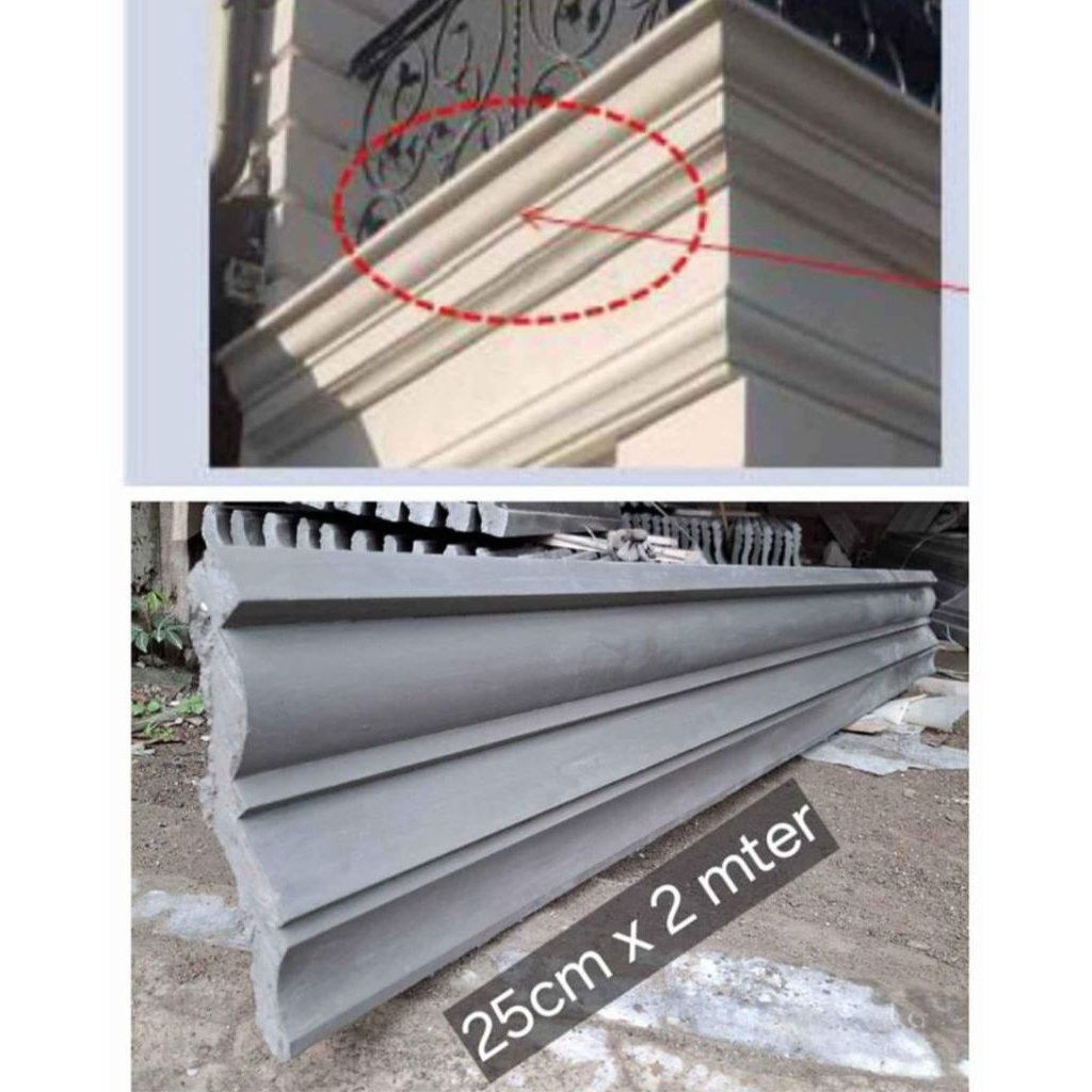 Jual lisplang profil beton tempel lis profil beton tempel lis beton ...