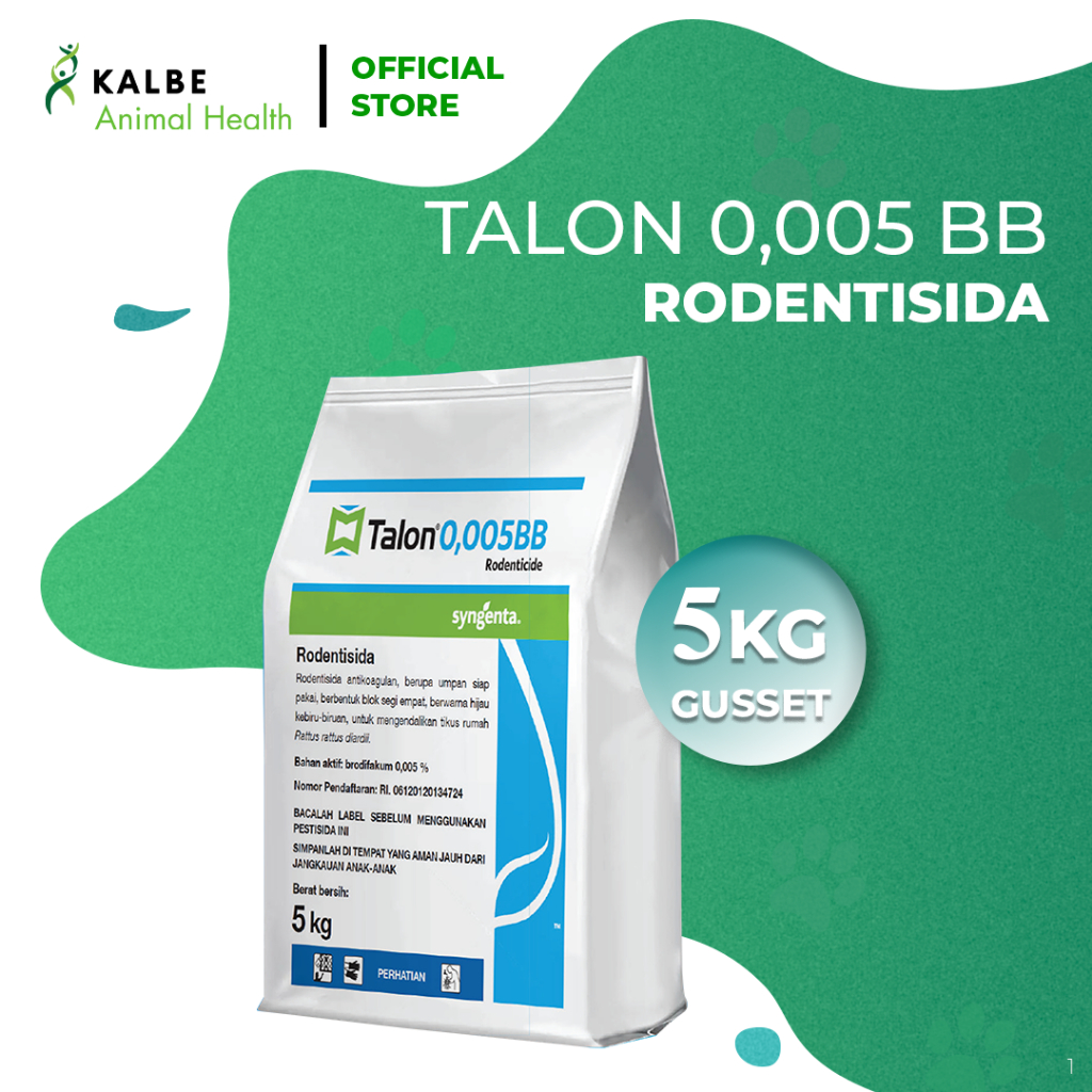 Jual Syngenta Talon 0,005 BB 5 kg Gusset - Rodentisida racun tikus ...