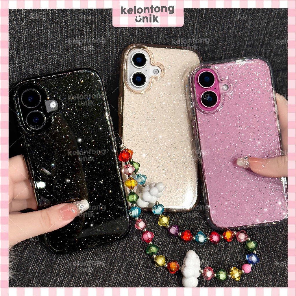 Jual KELONTONG UNIK | Blink Blink Glittery Stardust Acrylic Case ...