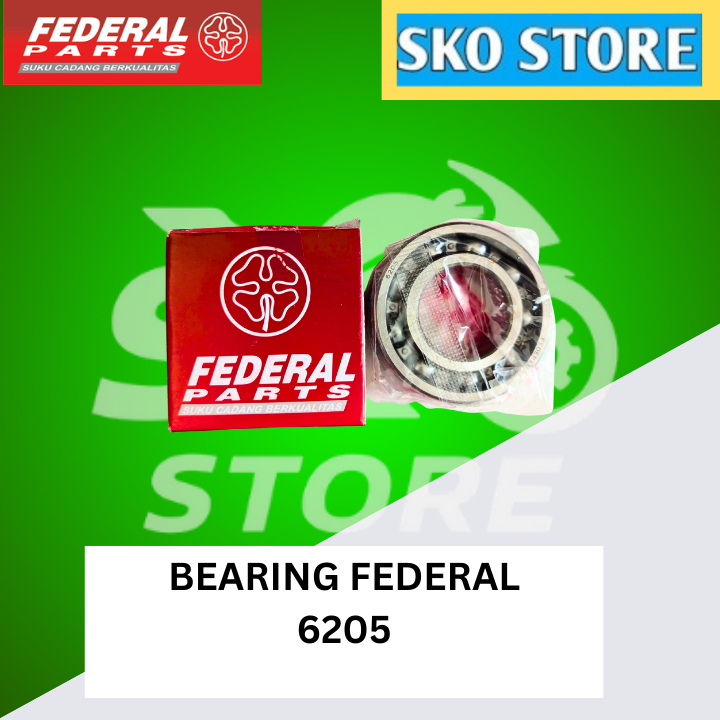 Jual Bearing 6205 Federal Laher FP-6205 Federal Original Murah | Shopee ...