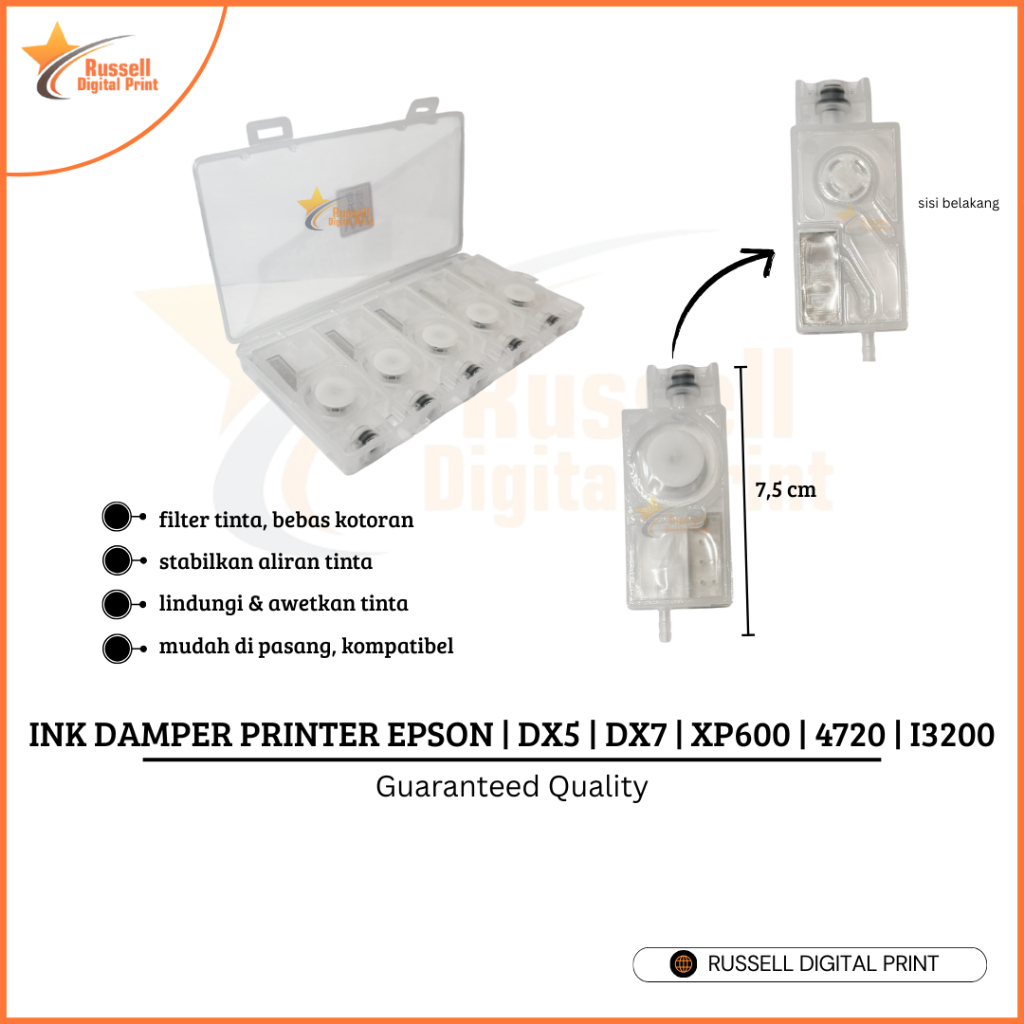 Jual Russell Ink Damper Print head | Damper Printer Filter Tinta | 4720 ...