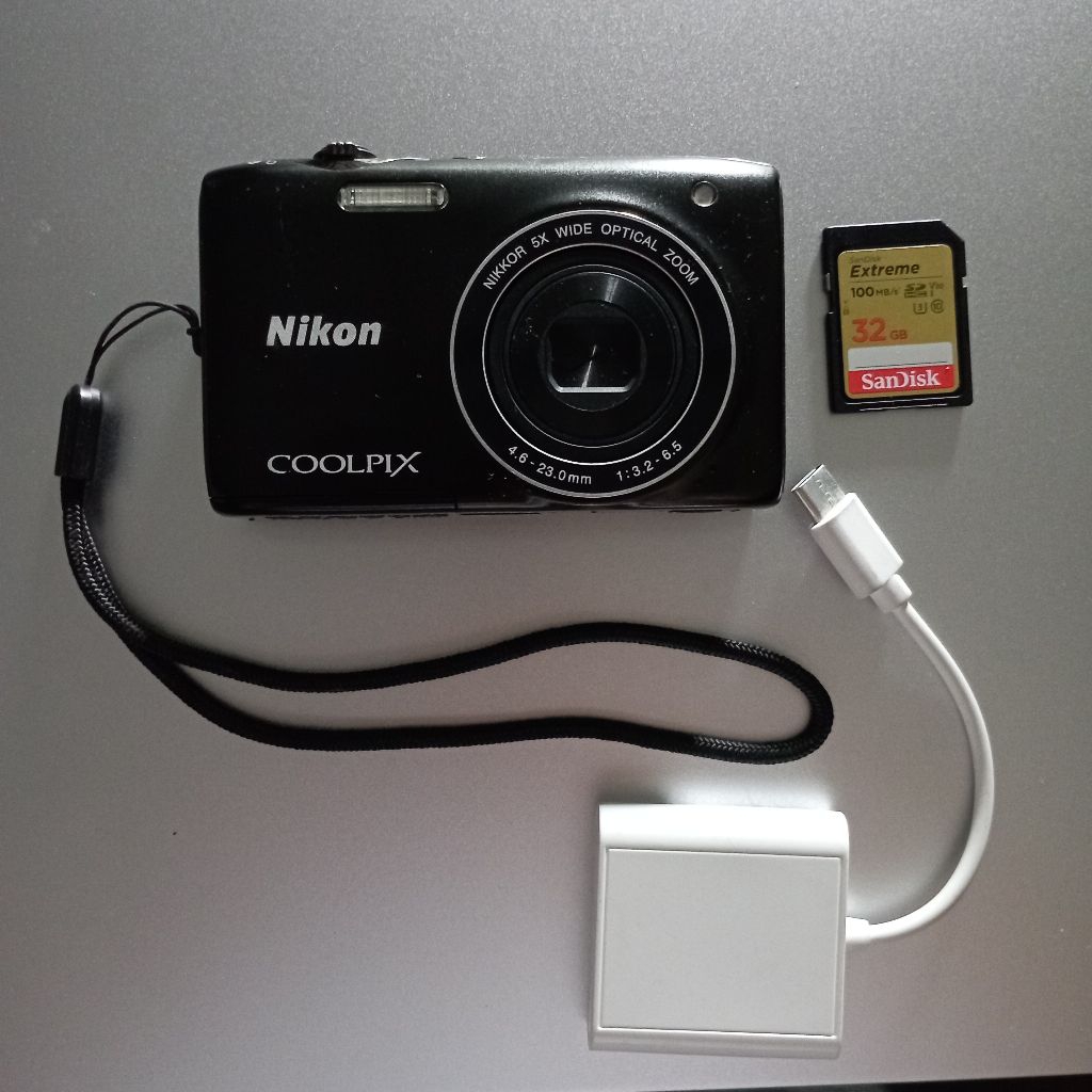 Jual DIGICAM NIKON COOLPIX S3100 (Memory Card 32GB + Card Reader Type C ...