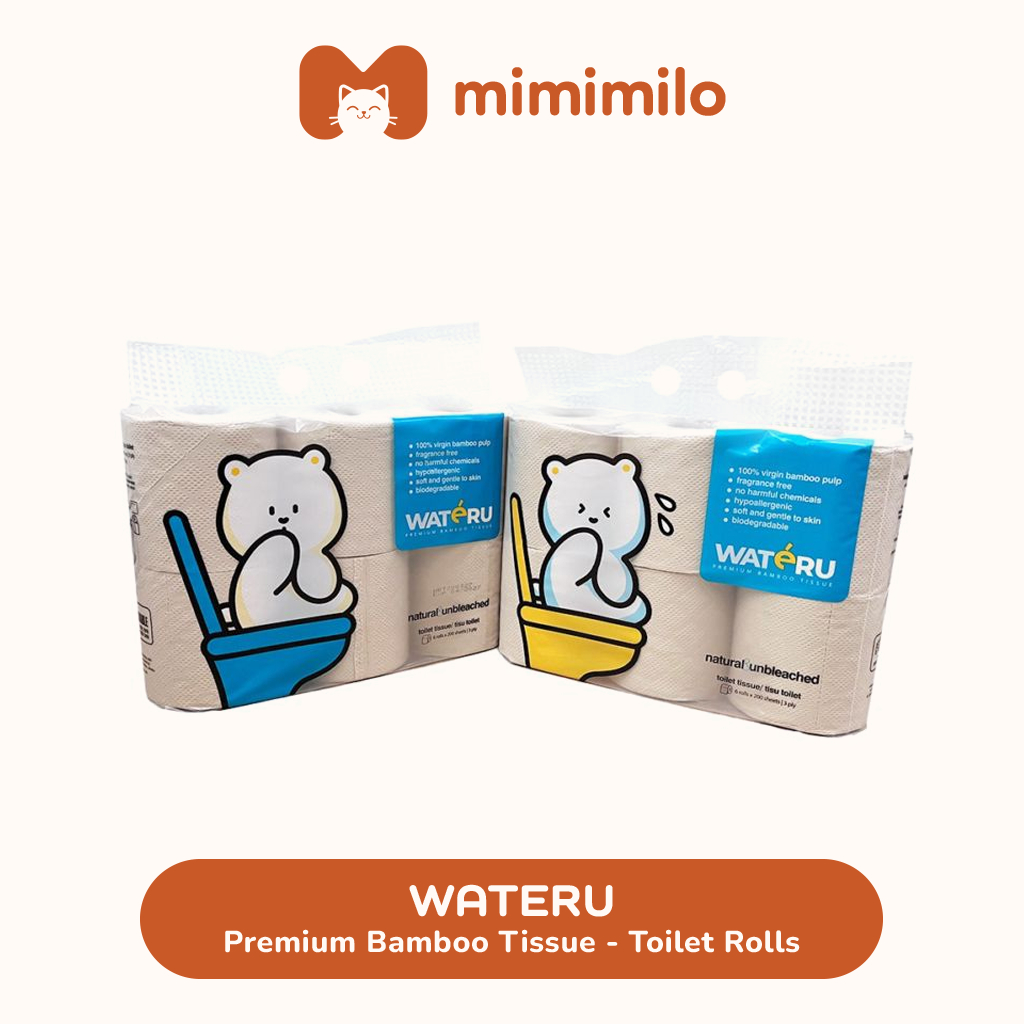 Jual WATERU Premium Bamboo Tissue / Tisu Bambu Natural Aman Paper Towel ...
