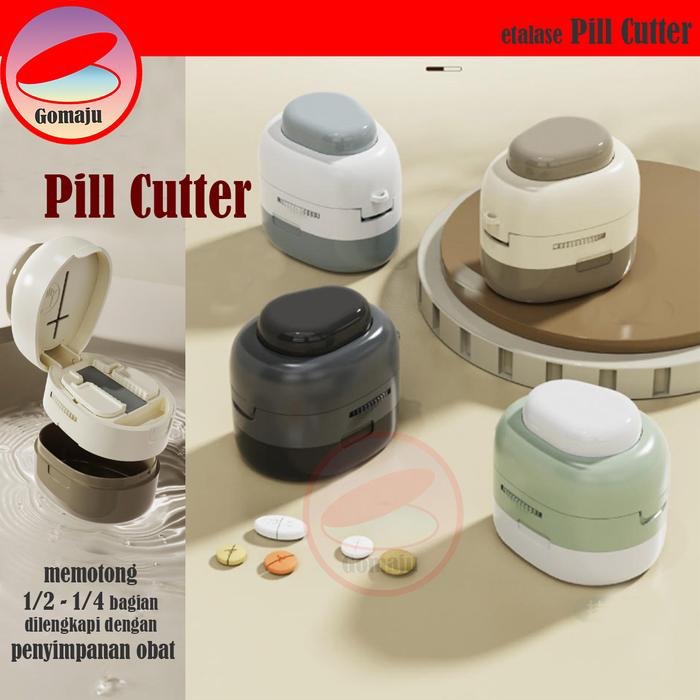 Jual Stainless Steel Pill Cutter dan Storage Alat Potong Obat Medicine ...