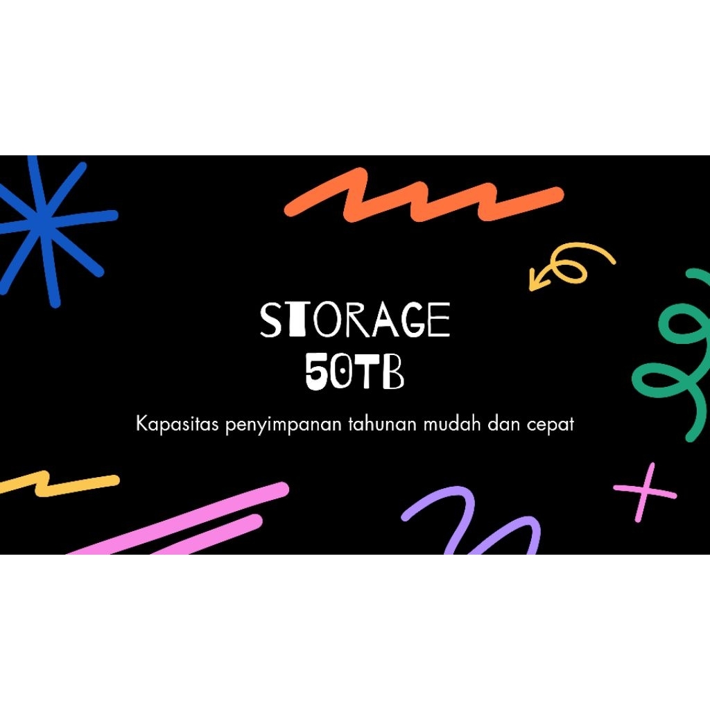 Jual Storage 50TB Tahunan | Shopee Indonesia
