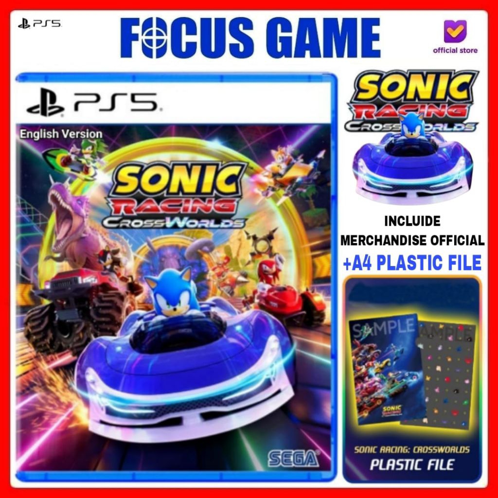 Jual Sonic Racing Cross Worlds PS 5 Cros World Crossworlds PS5 ...