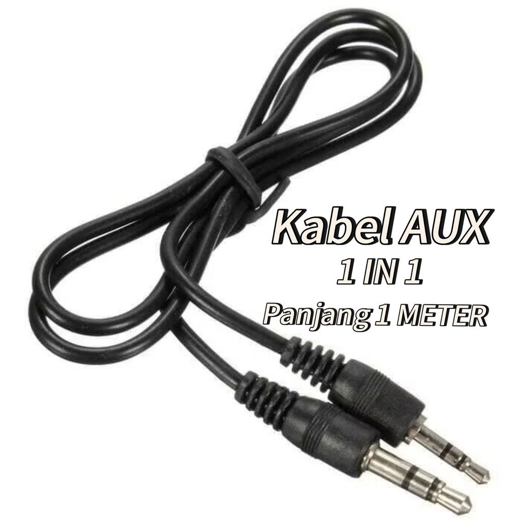 Jual Kabel AUX Jack Audio 3.5mm Male Input Output Audio Suara warna ...