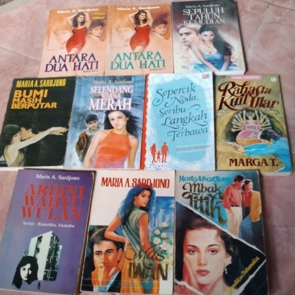 Jual MARIA A SARDJONO, MARGA T, SERI RUMAHKU ISTANAKU, Bumi masih ...