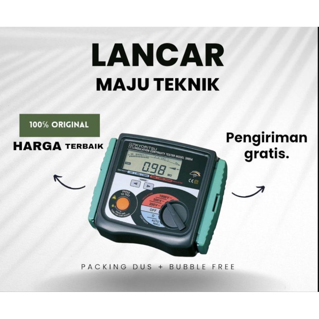 Jual Kyoritsu 3005a digital Insulation continuity Tester magger ...
