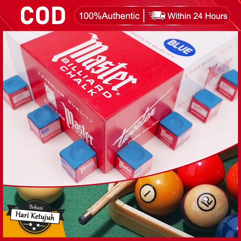 Jual Kapur Billiard Master 12pcs/box - Anti Slip Awet Cocok Tempat ...