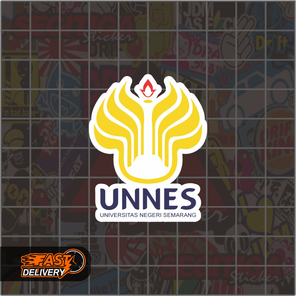 Jual Sticker Universitas UNNES Ukuran 4 x 5 Cm | Shopee Indonesia