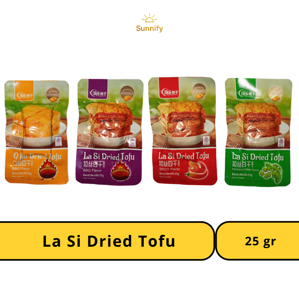 Jual [ HALAL ] [Minimal order 5] La Si Dried Tofu / Tofu Kering / Tahu ...