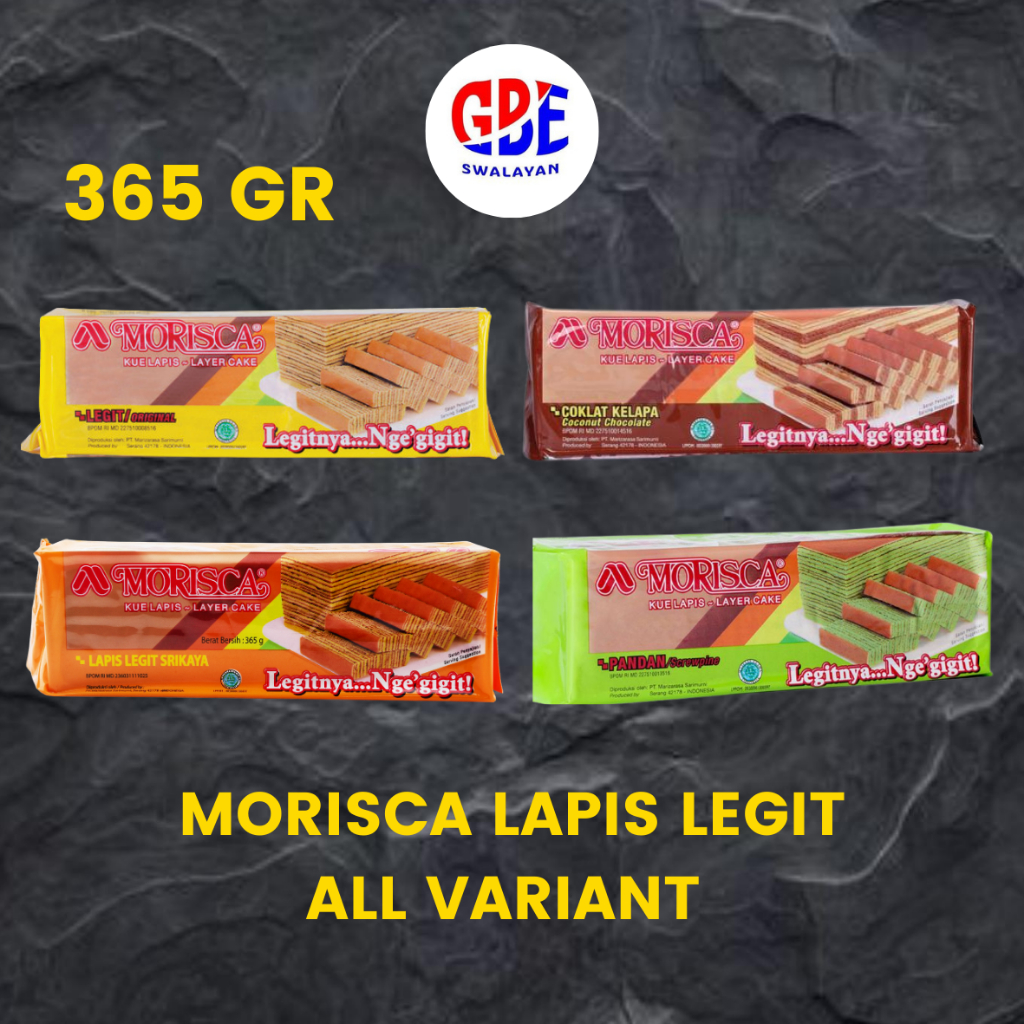 Jual Morisca Lapis Legit All Varian - 365 GR | Shopee Indonesia