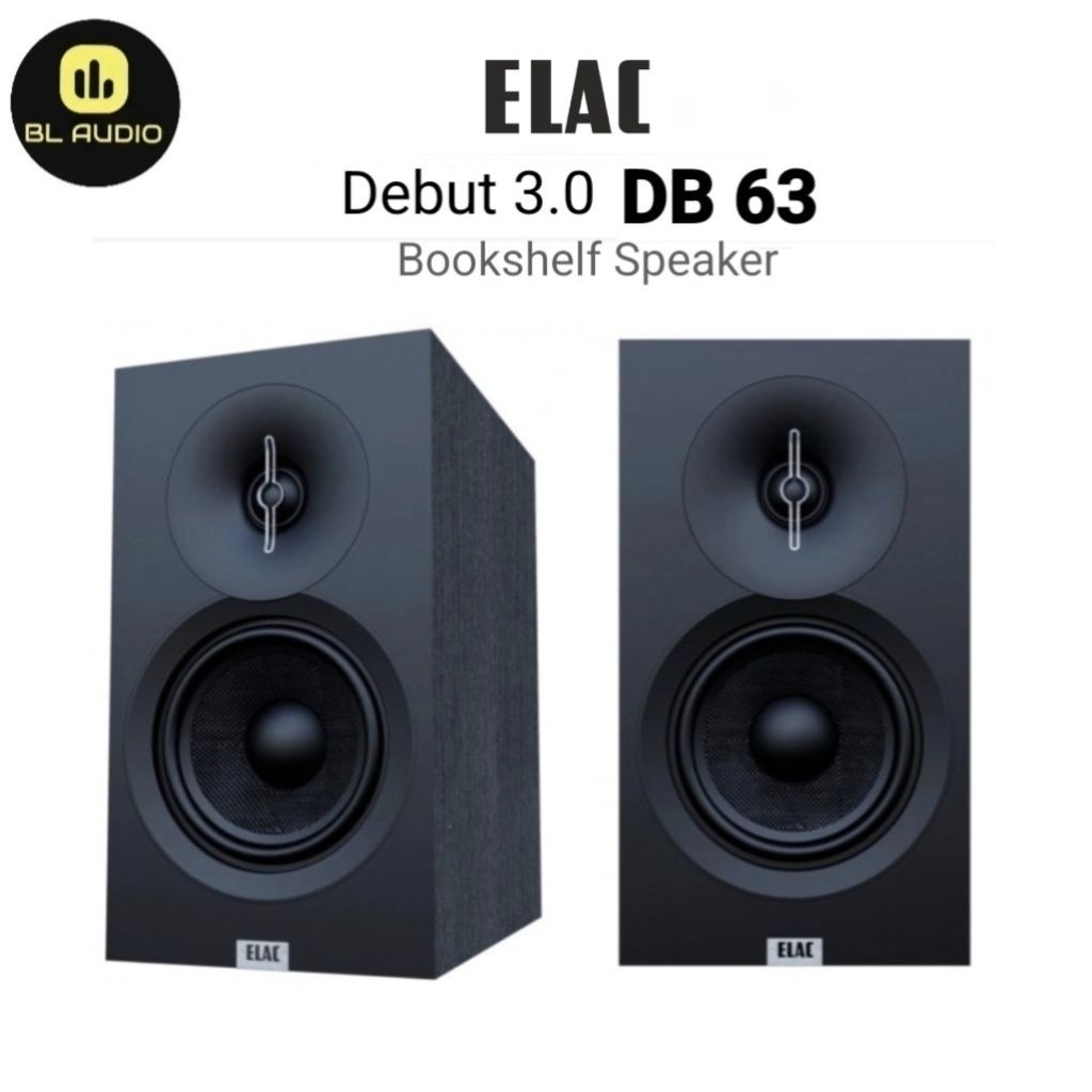 Jual ELAC Debut 3.0 DB 63 DB63 B 63 B63 Bookshelf Speaker | Shopee ...