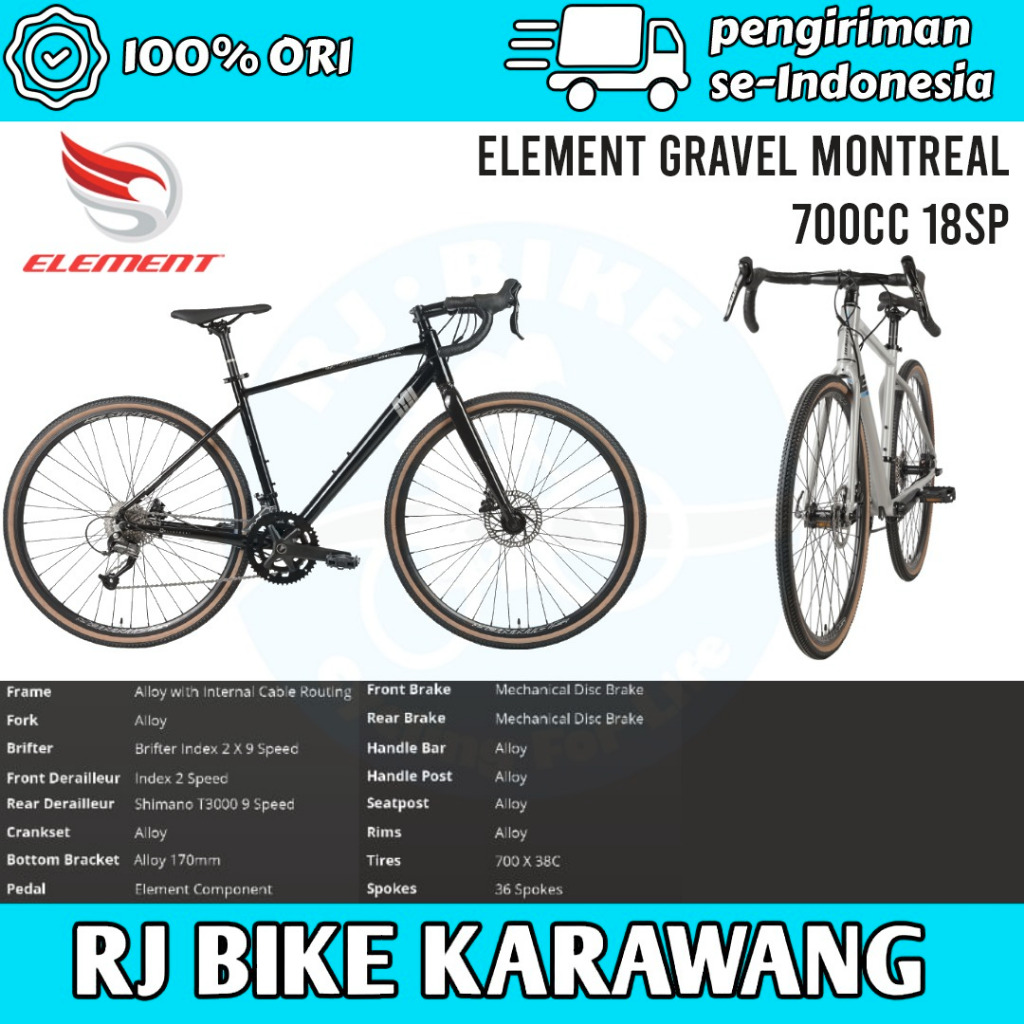 Jual SEPEDA BALAP ELEMENT ROADBIKE CURVED NXR 2X9 CURVED LT 16 SPEED ...