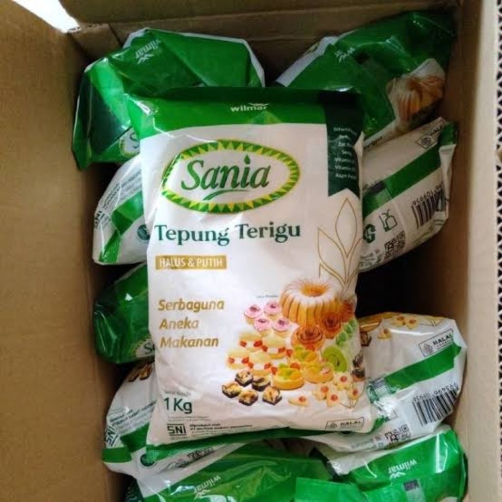 Jual Sania Tepung Terigu Sania Serbaguna 1Kg | Shopee Indonesia