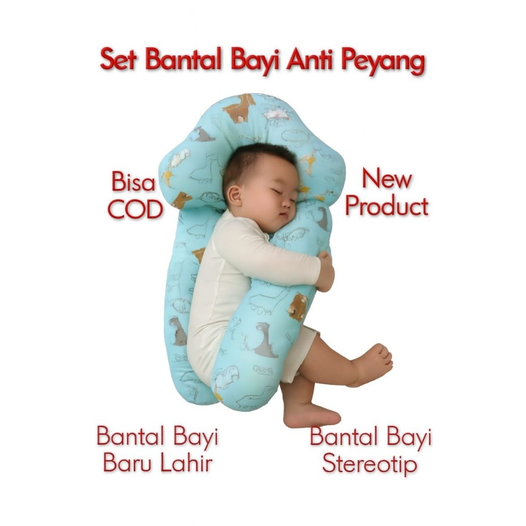 Jual Bantal Bayi Anti Peyang Bantal Bayi Anti Kaget Bantal Guling Bayi ...